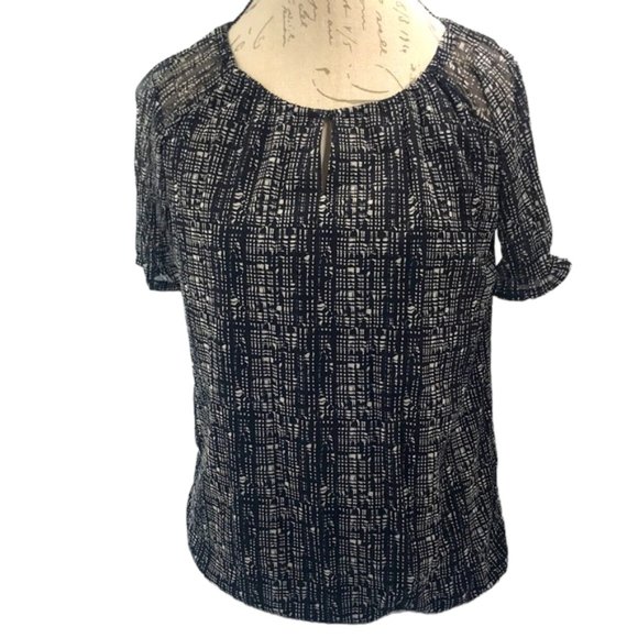 Grace Elements | Tops | Grace Elements Black White Shirt Size M | Poshmark